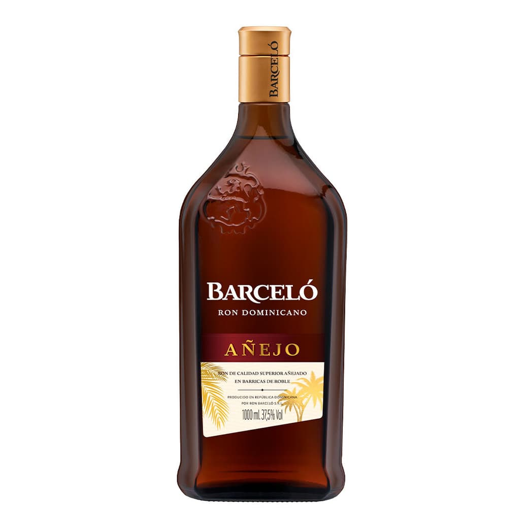 Booz.cl: Ron Barcelo Añejo 1 Litro 37,5° alc.